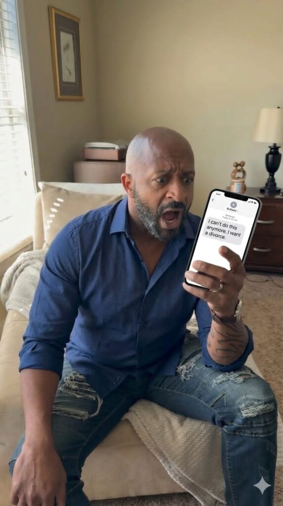 Nou ) Larry gets a message from Bethany saying, “I want a divorce ...